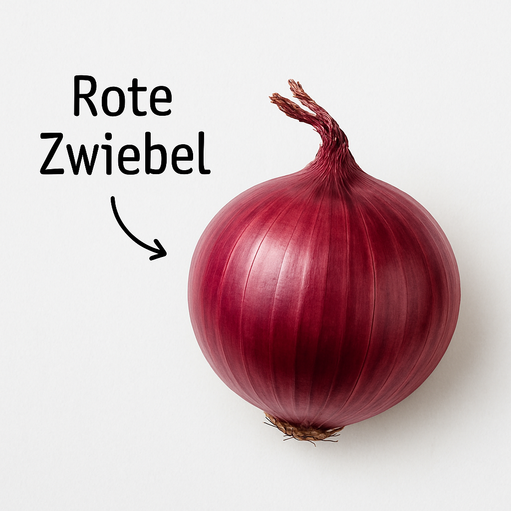 Rote Zwiebel Blte